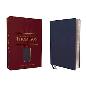 Reina Valera Revisada, Biblia de Referencia Thompson, Leathersoft, Azul añil, Palabras de Jesús en Rojo, con Índice (Spanish Edition)