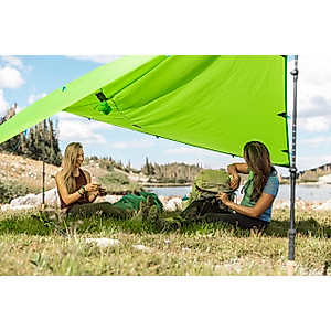 Eureka! Trail Fly Customizable Camping Tarp, 10 Feet, Jasmine Green