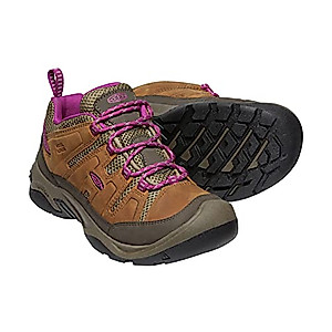 KEEN Women's Circadia Vent Low Height Breathable Hiking Shoes, Syrup/Boysenberry, 9.5