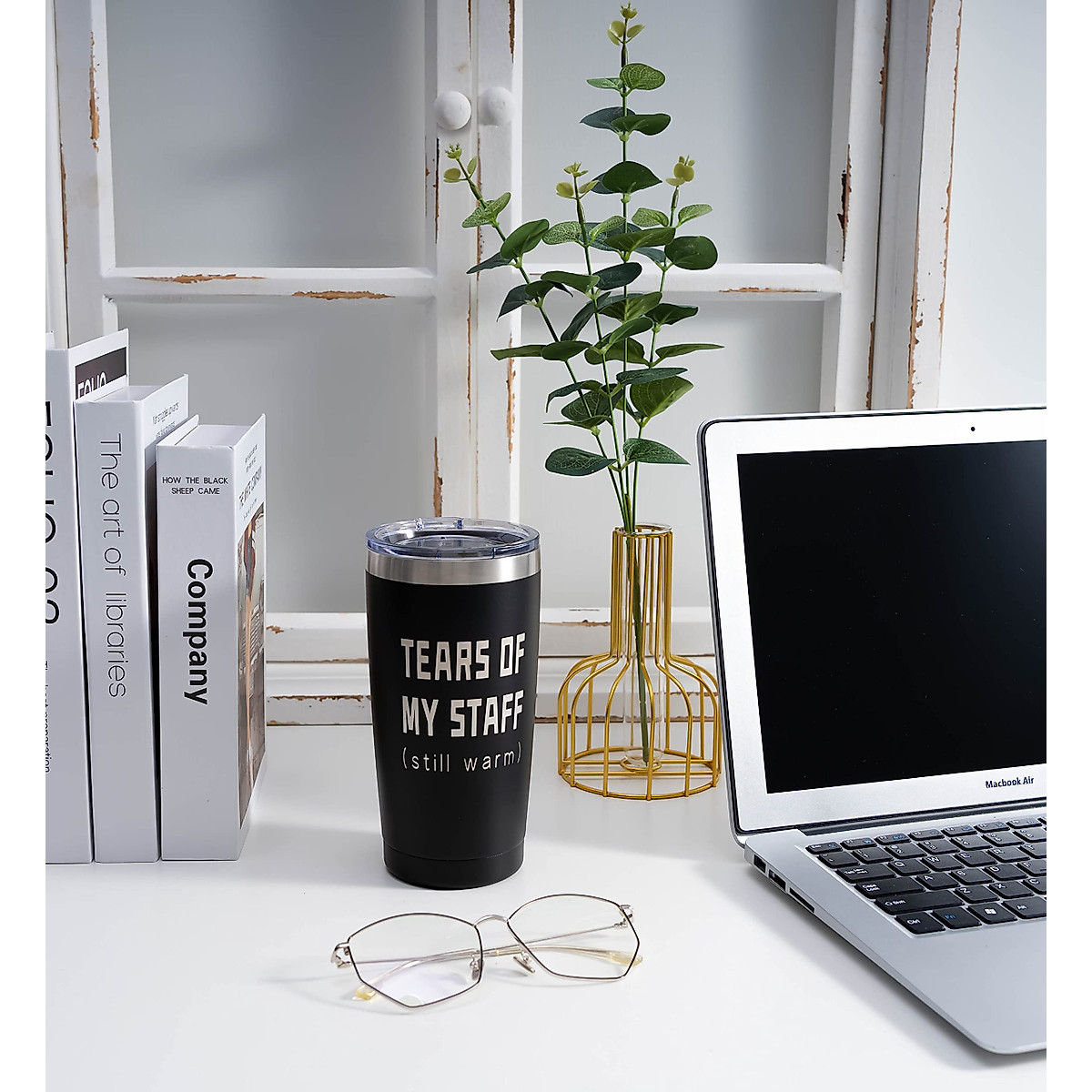 ARIABLE Tears of My Staff - Christmas Gifts for Boss from Employee - Best Gift Ideas for World Best Boss Ever, Assistant, Men, Birthday, Principal, Bosses Day, Office