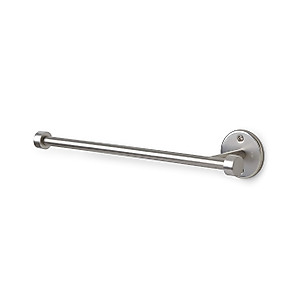 Umbra - 1009237-410 Cappa Paper Towel Holder – Modern Under Cabinet or Wall Mount Dispenser (Horizontal or Vertical), 14"L x 4"W x 2.6"H, Nickel