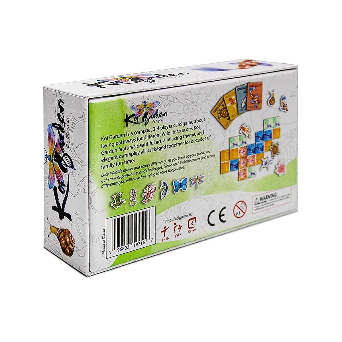 Koi Garden – Board Game 2-4 Players – Board Games for Family – 20-30 Minutes of Gameplay – Games for Family Game Night – Ages 7+ - English Version