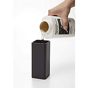 YAMAZAKI Home Refillable Hand Soap Pump | Bathroom, Kitchen | Plastic | Dispenser, One Size, Black