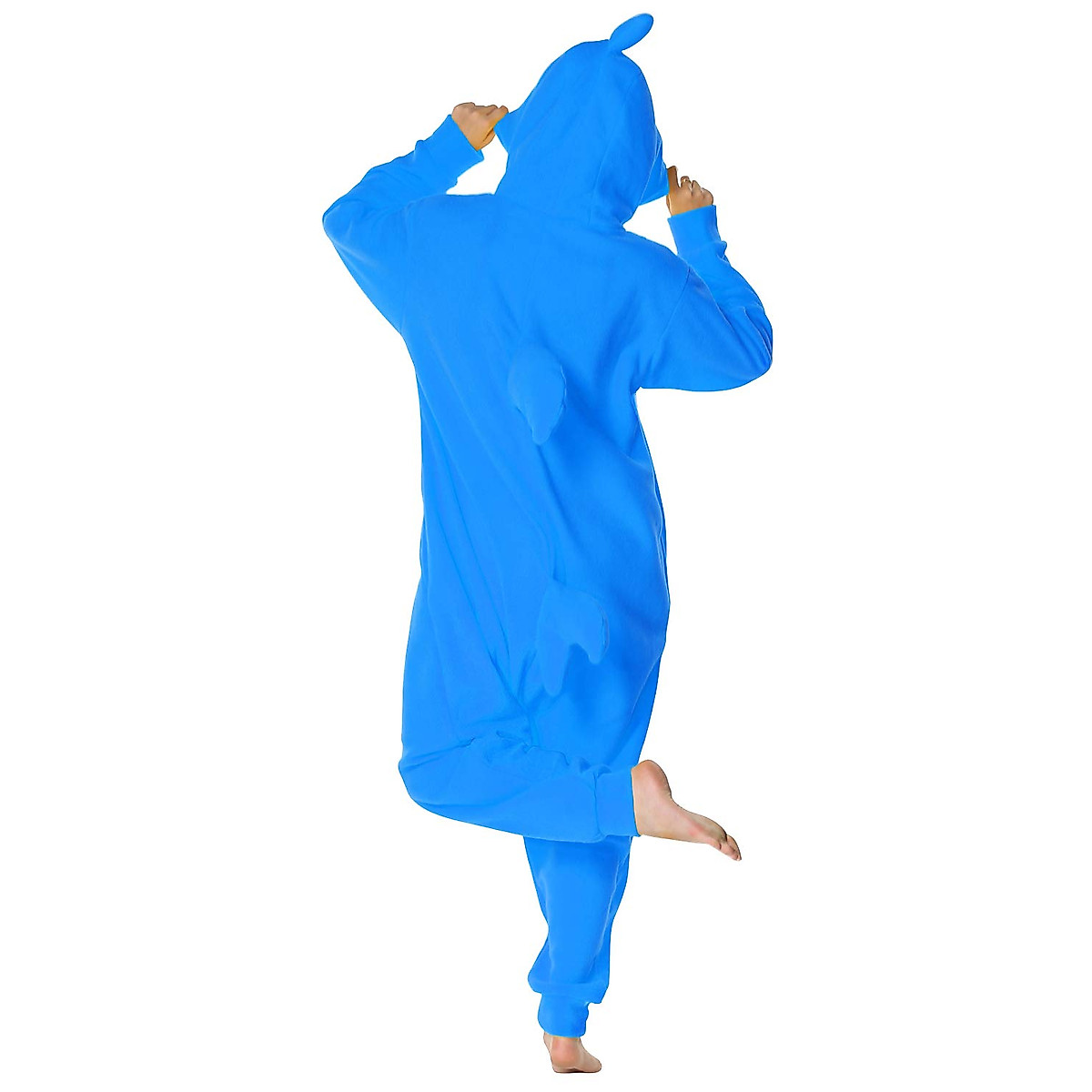 Markest Onesie Unisex Adult Pajamas Animal Blue Shark Cosplay Costume Sleepwear,M