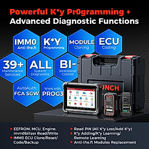 LAUNCH X431 lMMO Plus, K*y Pr0gramming Tool with X-PROG3 (Valued $800),Advanced of lMMO Elite, ECU Coding, 39+ Services, Full Systems, 2 Yrs Update