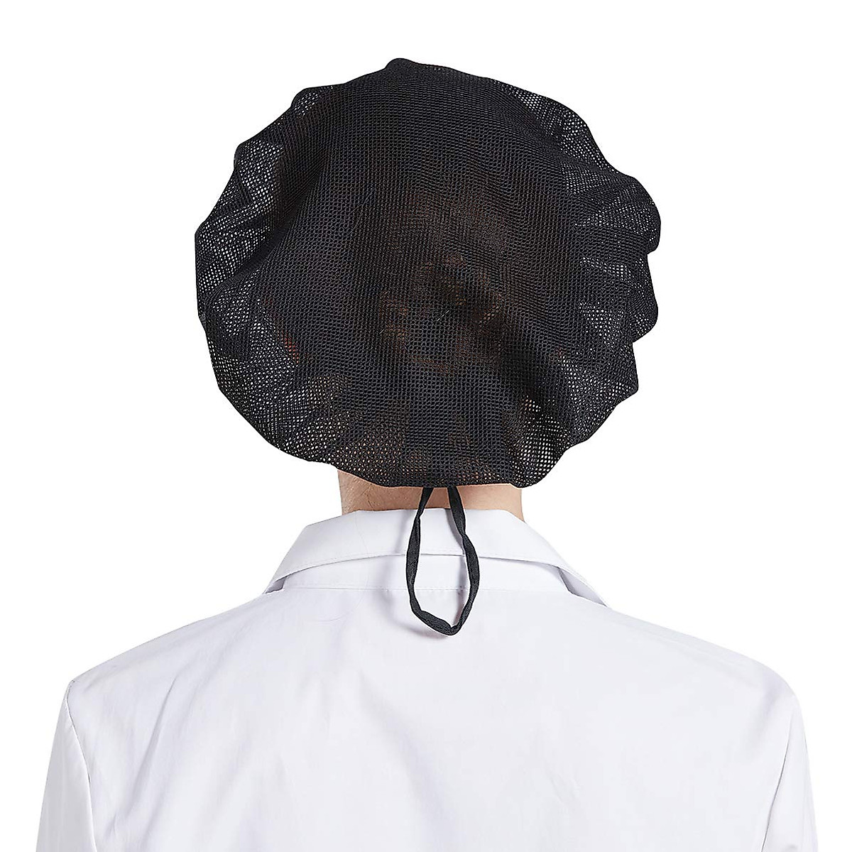 Nanxson 3pcs Chef Hat Kitchen hat Food Service Hair Nets Cooking Chef Cap CF9060 (Black, 3)