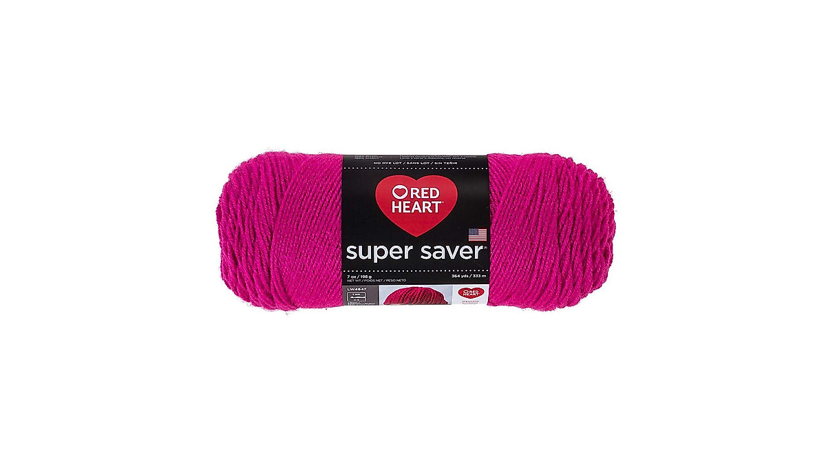 Shop Red Heart Super Saver Yarn - Shocking Pink