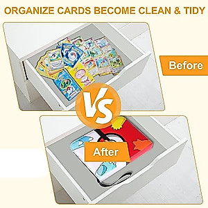 ESSAGER 4-Pocket Trading Card Binder, Fits 400 Cards with 50 Removable Sleeves, Zipper Card Collection Binder Album Book Storage Organizer - Toys Gifts for Boys Girls