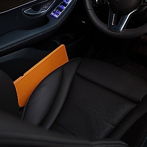 iSwift Pi Travel Lap Desk 6 in 1 Adjustable Foldable Car Food Tray Back Seat Laptop Table Perfect for Eating, Business Work, Airplane, Road Trips, Drive-in Movies-Orange