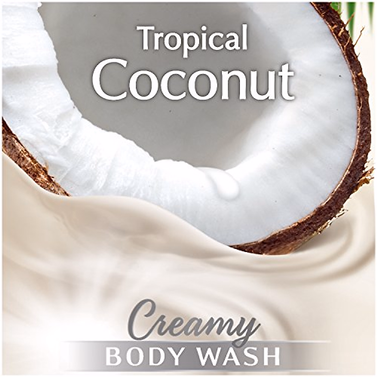 Suave Essentials Body Wash, Creamy Tropical Coconut, 15 Fl Oz (Pack of 1)