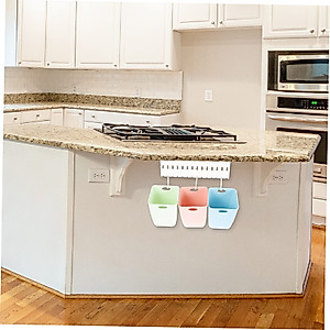 Zerodeko 3 Sets Sorting Trash Can Trash Container Hanging Trash Cans Kitchen Garbage Bin Recycling Bin Garbage Can Waste Paper Basket Desktop Office Plastic Classification Bucket