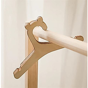 Newborn Environmentally Wooden Hanger for Baby Clothes ,Baby Children Wooden Hangers for Clothes Hangers - 20 Pcs Set (9 inches)