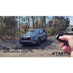 Start-X Remote Starter for Toyota Highlander 2020-2023 || Plug N Play || Lock 3 Times to Remote Start || Push-to-Start only || Zero Wire Splicing! (No Hybrids)