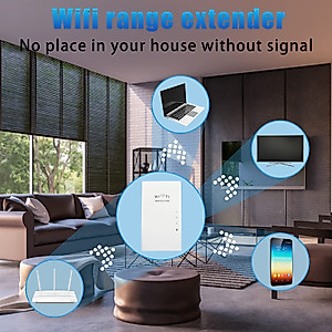 WiFi Range Extender WiFi Repeater 300Mbps Wireless 2.4 GHz WLAN WiFi Network Mini WiFi Router Expander 802.11N/B/G Signal Booster Amplifier