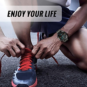 NotoCity for Samsung Galaxy Watch 46mm/ Galaxy Watch 3 45mm/ Huawei GT/Huawei GT 2(46mm) Watch Band, 22mm Silicone Straps Watch Band Accessory (army green)