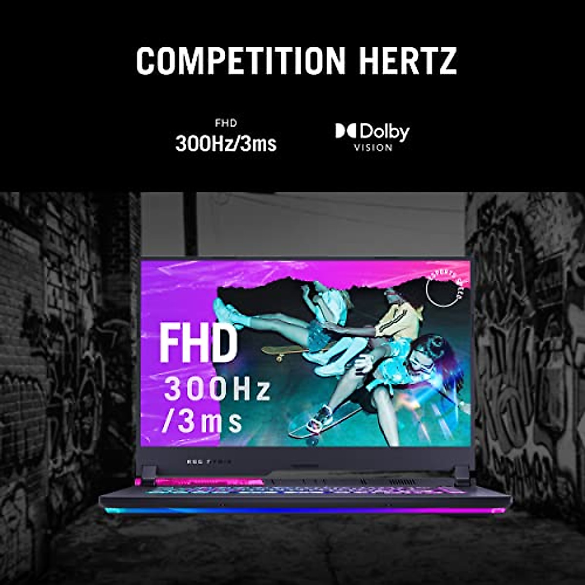 ASUS ROG Strix G15 (2022) Gaming Laptop, 15.6” 300Hz IPS FHD Display, NVIDIA GeForce RTX 3060, AMD Ryzen 7 6800H, 16GB DDR5, 1TB SSD, RGB Keyboard, Windows 11 Home, G513RM-IS74