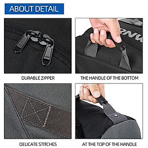 TurnWay Golf Club Bag, 1800D Polyester, Waterproof, Foldable for Adult Male, Grey