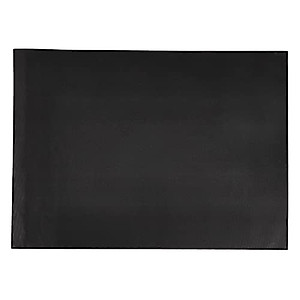 AmazonCommercial BBQ Non-Stick Grill Mats, Reusable, Easy to Clean, 15.75 X 13-Inches, Black, 2-Pack