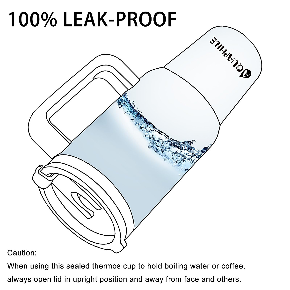 AQUAPHILE 40 oz Insulated Tumbler with Handle, Stainless Steel Travel Mug with Lid and Straw, Double Wall Vacuum Leak Proof Portable Coffee Tumbler, Thermal Cup for Car, Camping, Outdoor(Peach Pink)