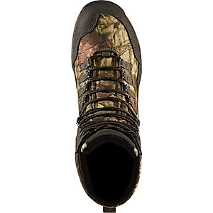 Danner Vital 8” Waterproof Hunting Boots for Men Insulated with 400g Thinsulate Ultra, Leather & Textile Upper, Comfort Footbed & Traction Outsole, Mossy Oak Break-Up Country - 9 D