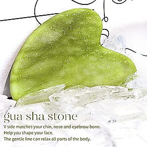 Ice Roller for Face and Gua Sha Facial Tools, BAIMEI Ice Face Roller Reduces Puffiness Migraine Pain Relief-Pink