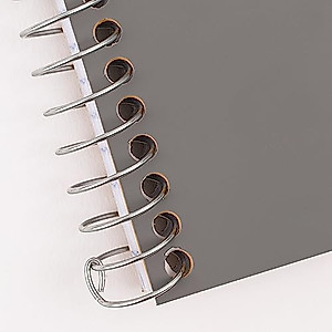 Five Star Personal Spiral Notebook, 1 Subject, College Ruled Paper, 7" x 4-3/8", Small Size, 100 Sheets, Gray (450022AA3)