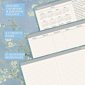 2024-2027 Monthly Pocket Planner/Calendar - Jul 2024 - Jun 2027(36 Months), 3 Year Monthly Planner 2024-2027, 6.3" x 3.8", with 61 Notes Pages, Inner Pocket, 2 Bookmarks, Pen Holder & Elastic Closure