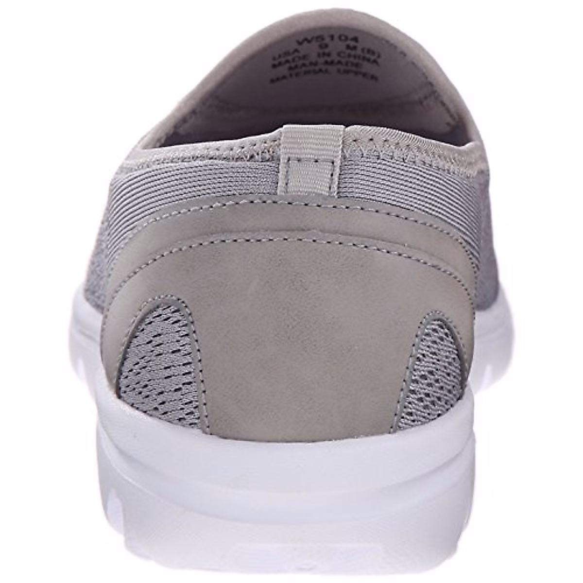 Propét Women TravelActiv Slip-On Sneaker, Silver, 9 Narrow