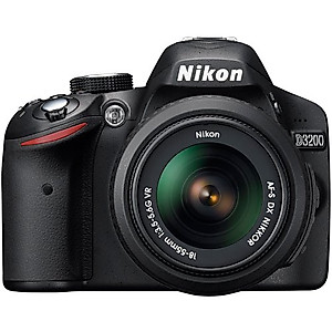 Nikon D3200 24.2 MP CMOS Digital SLR with 18-55mm VR and 55-200mm Non-VR DX Zoom Lenses