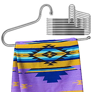 Quilt Hangers, 10 Packs Heavy Duty Hangers for Quilts, Comforters, Table Cloths, Towels (Extended Wide: 16.5 inches)