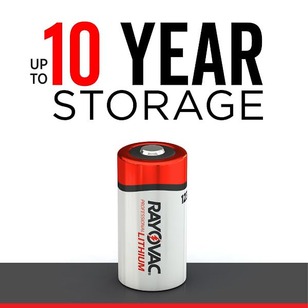 Rayovac 123A Lithium Batteries, 3V Lithium Photo Batteries (2 Battery Count)