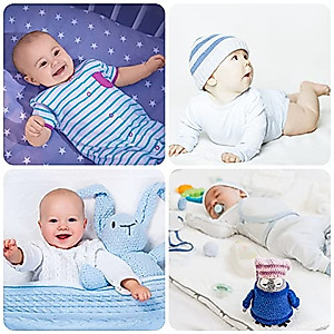 8 Pcs Cartoon Cotton Baby Infant Umbilical Cord Belly Bands Baby Belly Protector Baby Belly Button Band Baby Bellies Umbilical Hernia Belt Soft Newborn Navel Belt for 0-12 Months Babies, 4 Styles