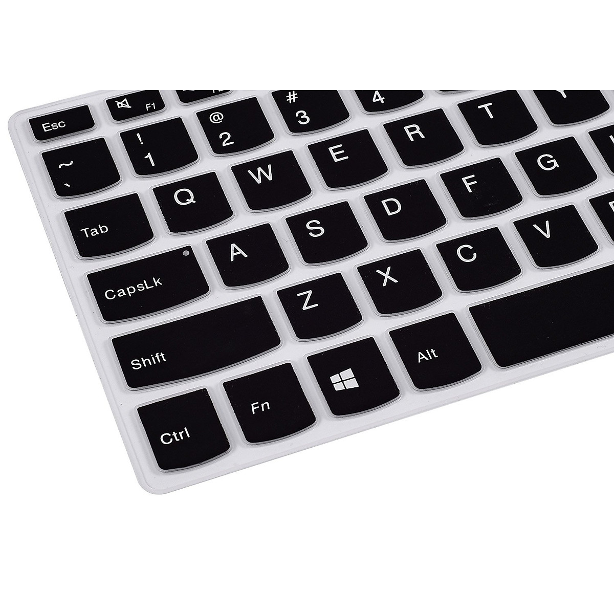 Keyboard Cover for Lenovo IdeaPad 3 15 15.6 17.3, Lenovo Yoga C740 C940 15.6 / Yoga 9 9i 15.6 / ideaPad L340 S340 320 330 330s 340s V330 520 720s 130 S145 15.6 / ideaPad 320 330 17.3 inch -Black
