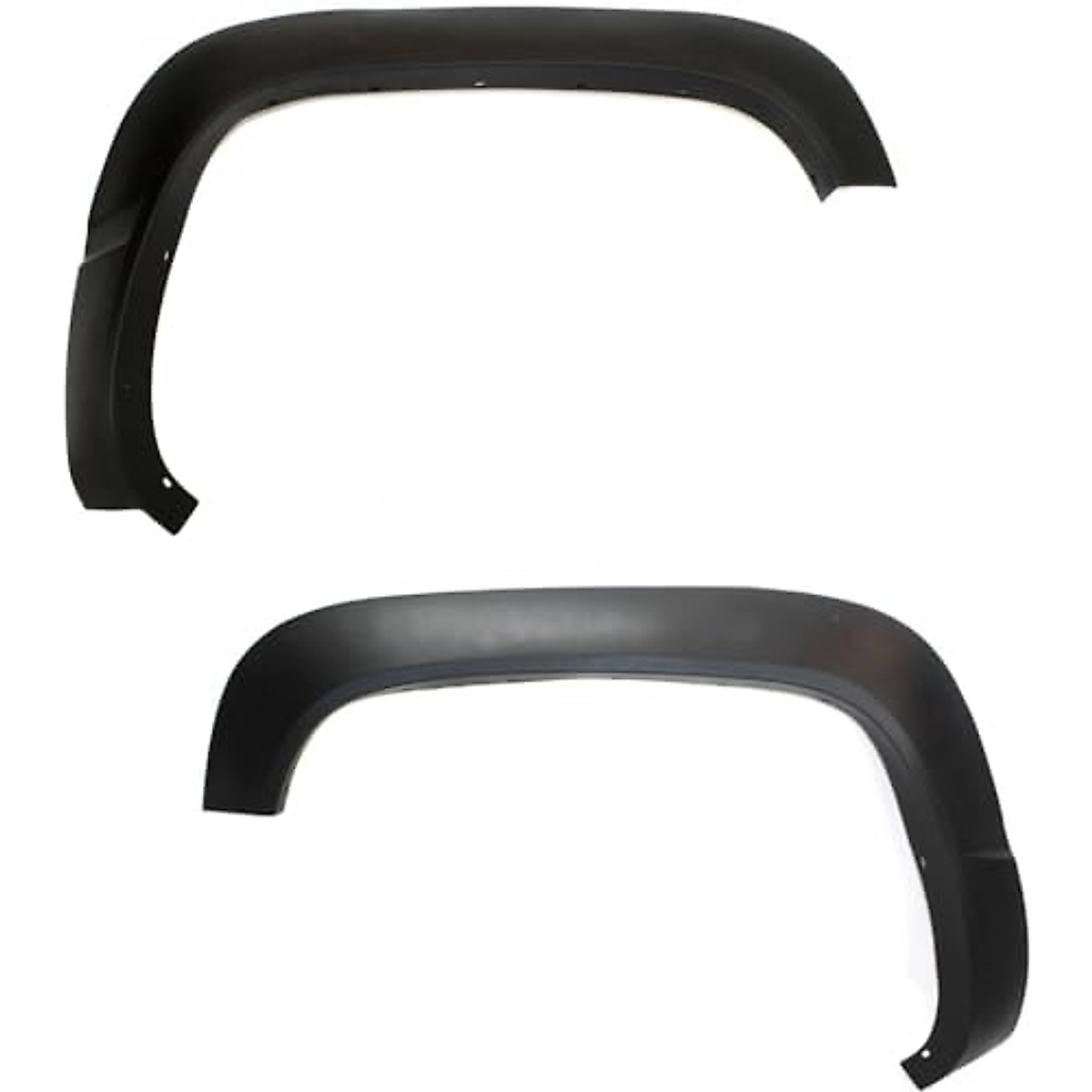 ULFWTQZ 1 Pair Fender Flares Front Left Driver Right Passenger Paint To Match Thermoplastic Plastic Bolt-On Style 14453272 GM1291115