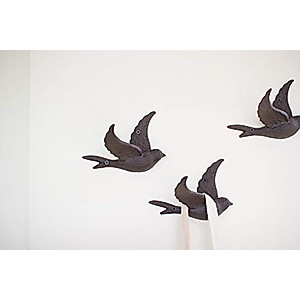 KALALOU CYB1262K CAST Iron Flying Bird Wall Hook (MIN 4)