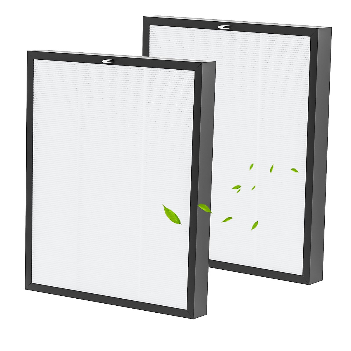 2 Pack TPLMB P400 Air Purifier Replacement Filters,Three-in-One Nylon Pre-Filter,True HEPA Filter,High-Efficiency Carbon Filter,P400-RF,White. (white)