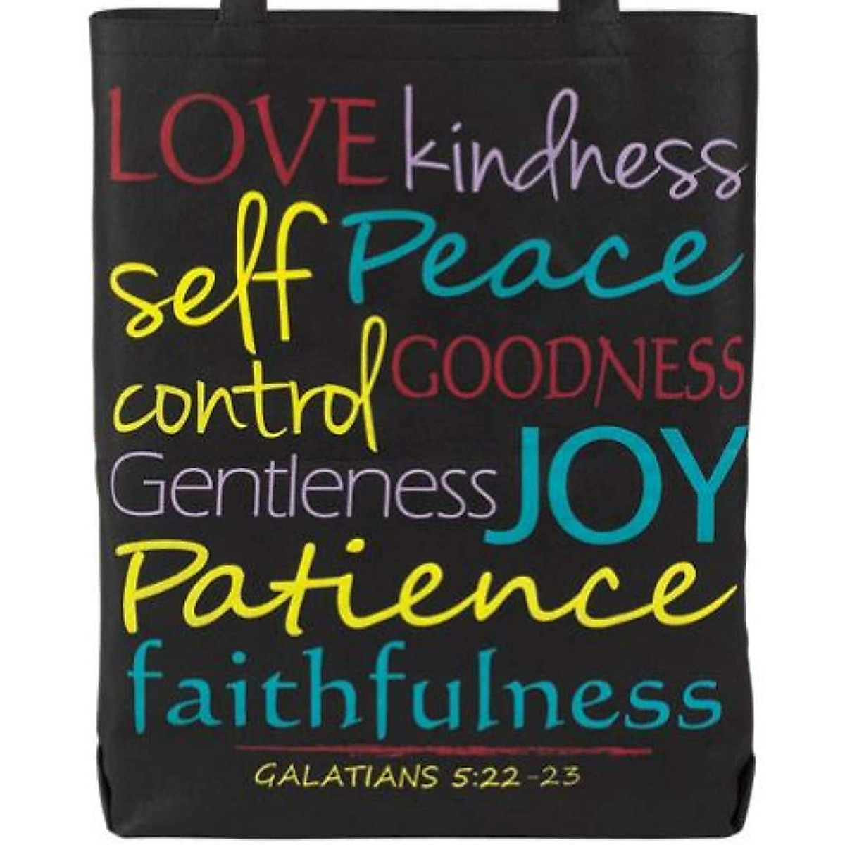 Religious Inspirational Gifts for Women, Fruits of the Spirit Tote Bag, 16 Inch