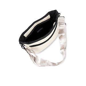 Haute Shore - Jeri Lady Crossbody Tote, Beige W/Beige Camo and Gold Chain Strap