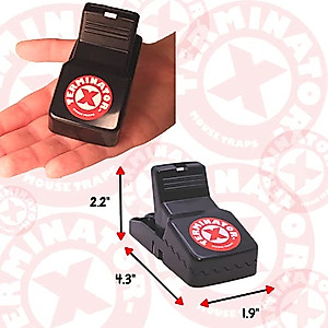 Mouse Traps, Mice Traps for House, Small mice Trap Indoor, Mouse Traps no See Kill, Reusable Mousetrap, Mice Trap That Work Outdoor, Pest Control Traps