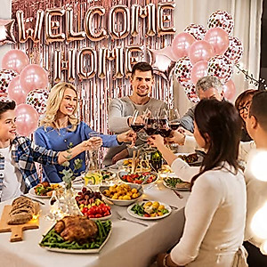 Welcome Home Decorations Welcome Home Balloons Welcome Home Baby Girl Banner Welcome Balloons Welcome Home Letter Balloon Banner Sign Welcome Home Party Decorations for Welcome Back Decorations