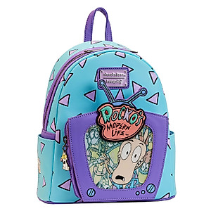 Loungefly Nickelodeon Rockos Modern Life Lenitcular TV Backpack