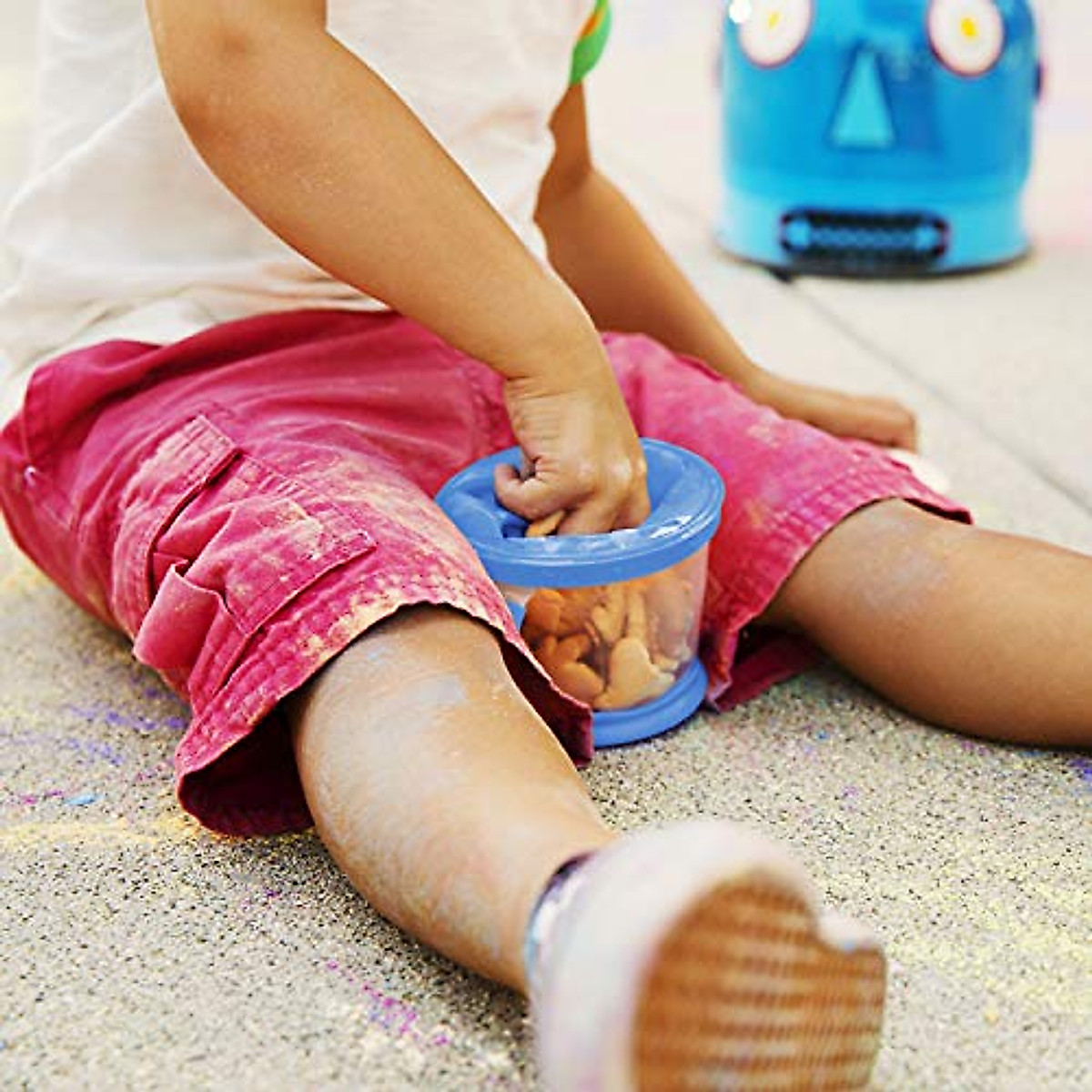 Munchkin® Miracle® 360 Trainer Cup and Snack Catcher, 4 Piece Set, Blue/Green
