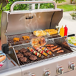 onlyfire Universal Rotisserie Kit BBQ Grilling Accessory Kit for Most 2 to 4 Burners Gas Grills - 32"-42" x 5/16" Standard Square Spit Rod