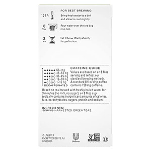 TAZO China Green Tips Renew Tea Bags, 20 Count (Pack of 6)