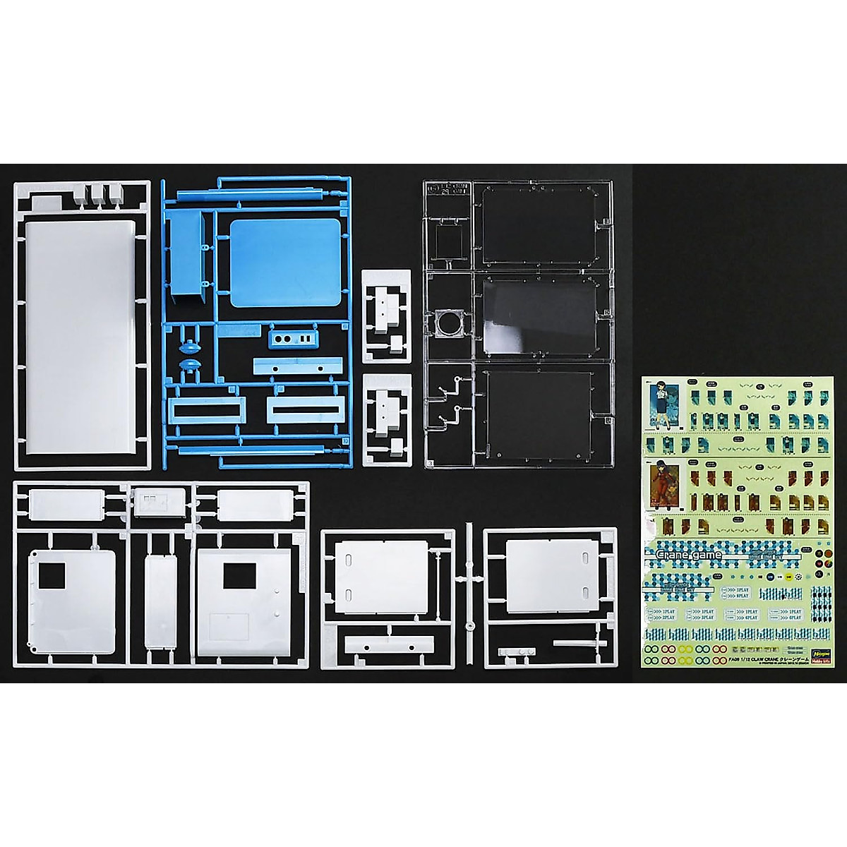 Hasegawa FA09 1/12 Figure Accessory Series Crane Game Plastic Model