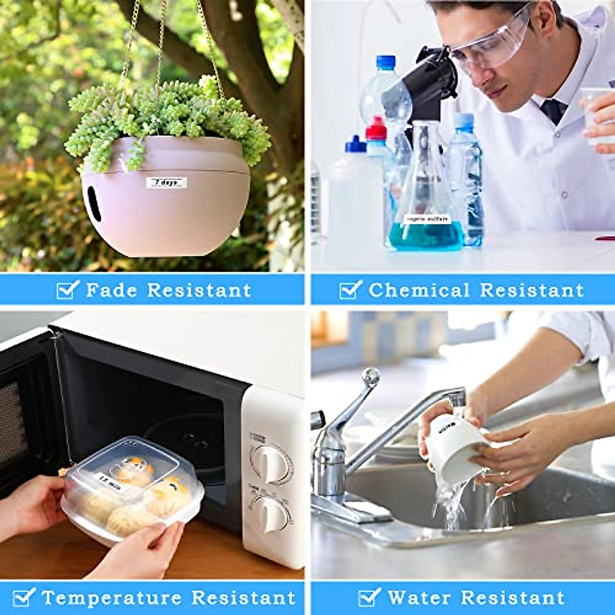 3 Pack Compatible for Brother Label Maker Refills TZe231 TZe-231 Ptouch Label Maker Tape 12mm 0.47 Laminated White, Work for PT-D210 PT-H110 PTD600 PTD400AD Label Makers