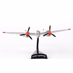 Daron Worldwide Trading Postage Stamp P-38J Lightning Marge 1/115 Dick Bong Airplane Model