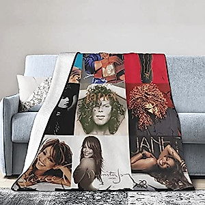 American Janet Singer Jack-Son Blankets Throw Blanket,Nice Fleece Blankets and Throws for Couch, Quality Blanket Air Conditioned Blanket 80"X60"