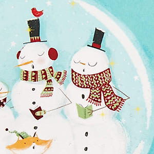 Hallmark Boxed Christmas Cards, Snowmen Snow Globe (16 Cards and 17 Envelopes)