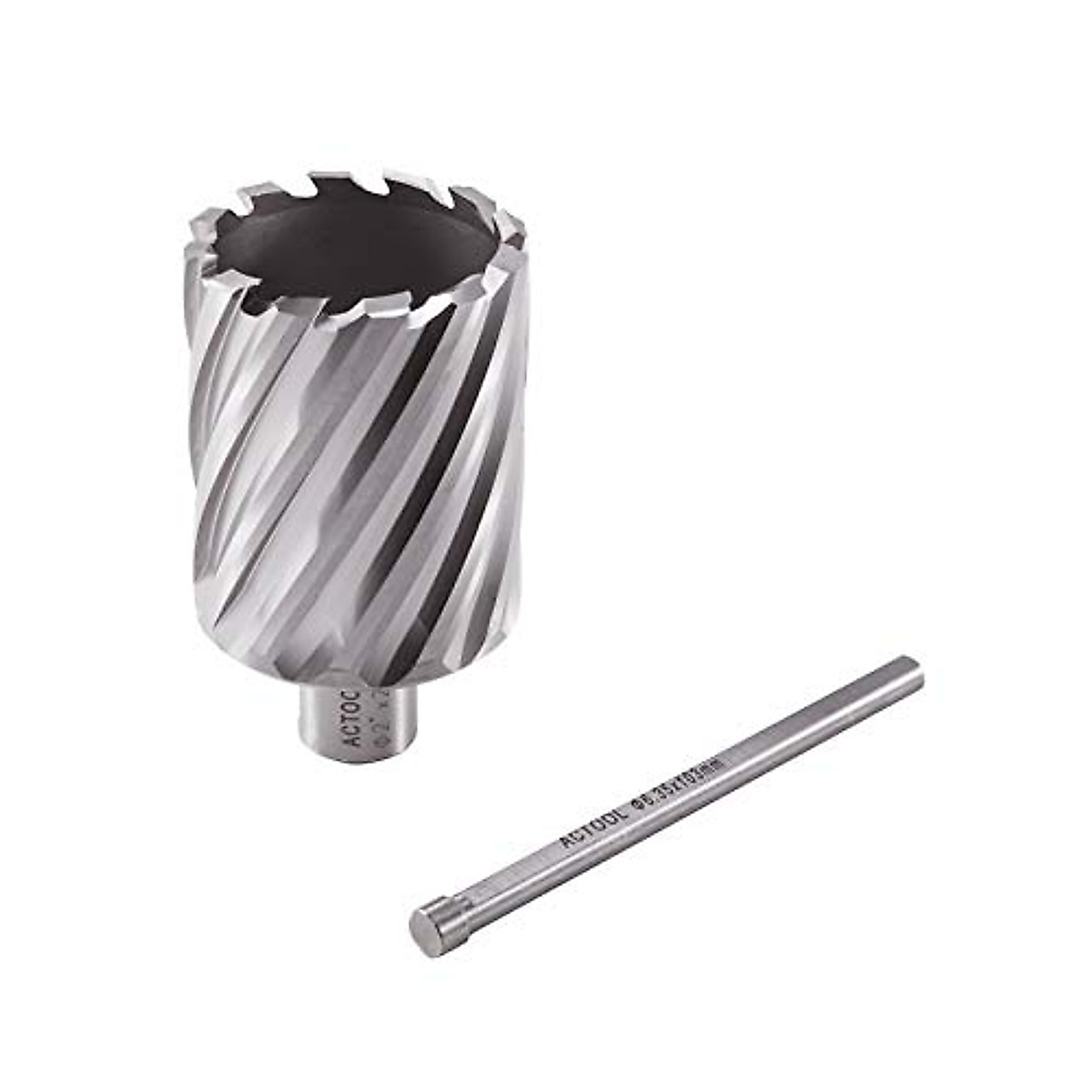 ACTOOL 2" Diameter × 2" Depth of Cut HSS ANNULAR Cutter with 3/4'' Weldon Shank